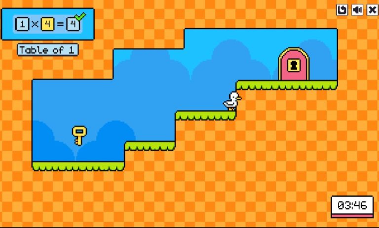 Play Time Table Duck - Free Online Math Game For Kids